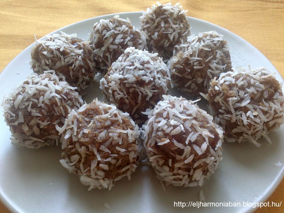 Kókuszos datolyagolyó - egészséges energiabomba