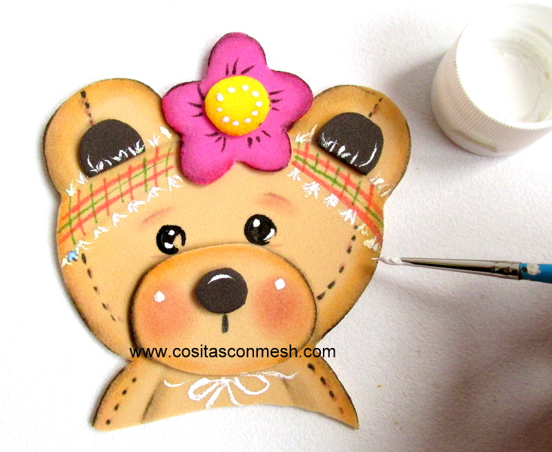 Arreglo con osito en taza para regalar en el día de la madre ...