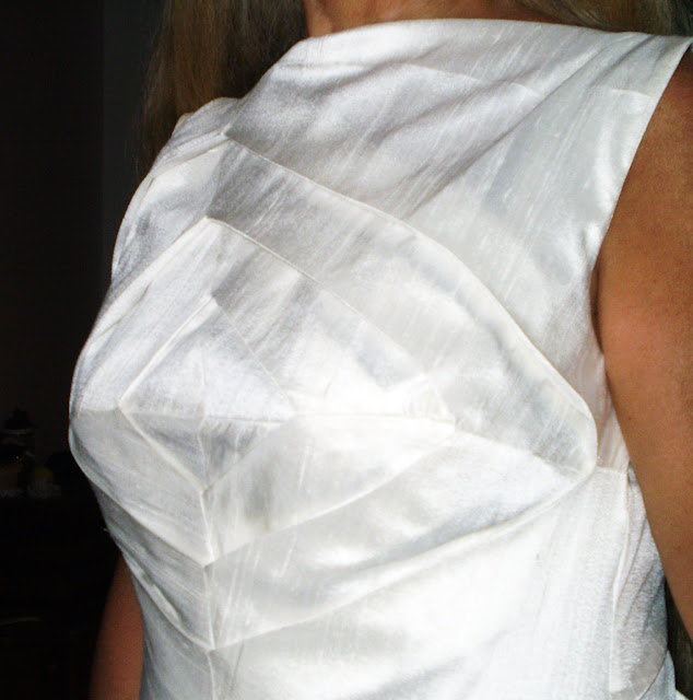 blog DD: white blouse origami pattern-the second attempt