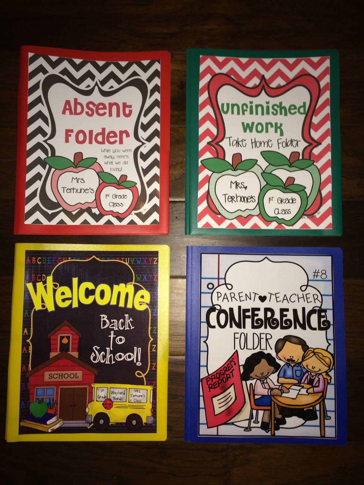 Teaching With Terhune: Parent/Teacher Conference Folders