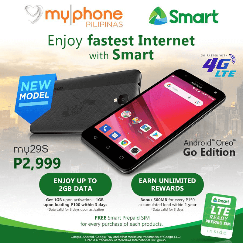 MyPhone my29S announced, a 700MHz 4G LTE smartphone for PHP 2,999