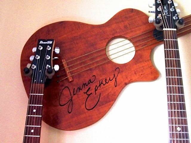 Wall-Axe Custom Guitar Hangers: Recording Artist - Jenna Epkey & Wall ...