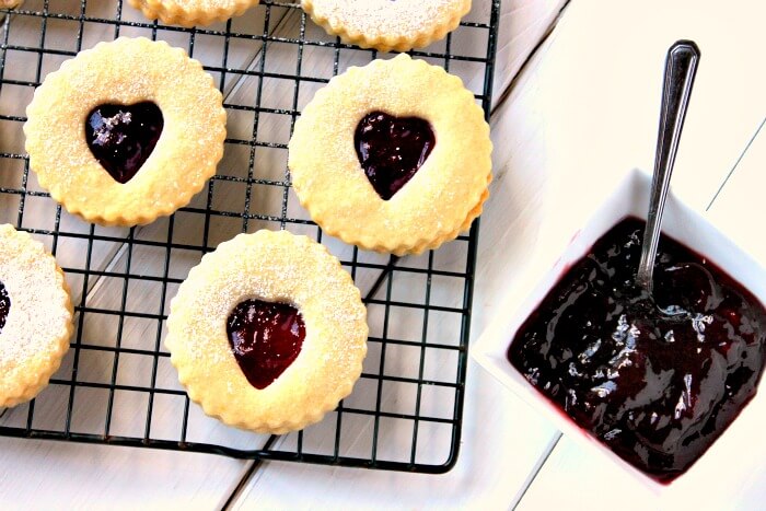 Jam Heart Biscuits for Valentine's Day - A Cornish Food Blog | Jam and ...