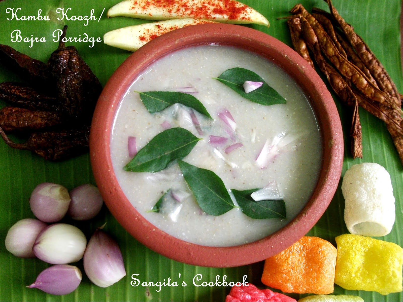 Sangita's Cookbook: Kambu Koozh / Pearl Millet / Bajra Porridge