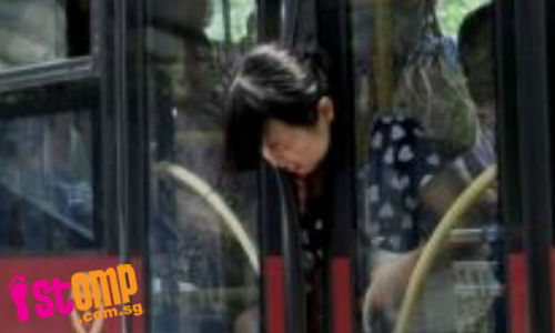 Clever Bulletin: Impatient bus driver closes bus doors while woman ...