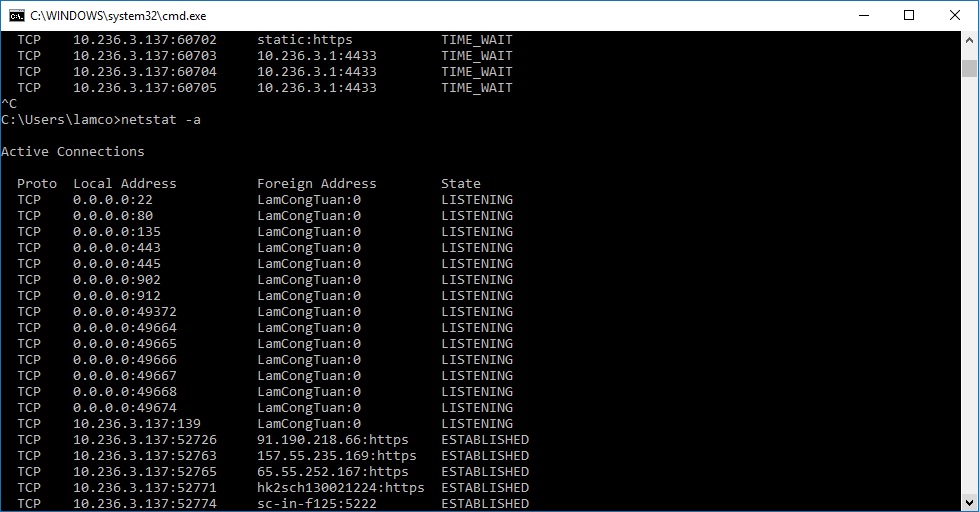 Cách sử dụng lệnh Netstat bằng cmd ★ Knowledgebase 【 ITCPLUS.VN