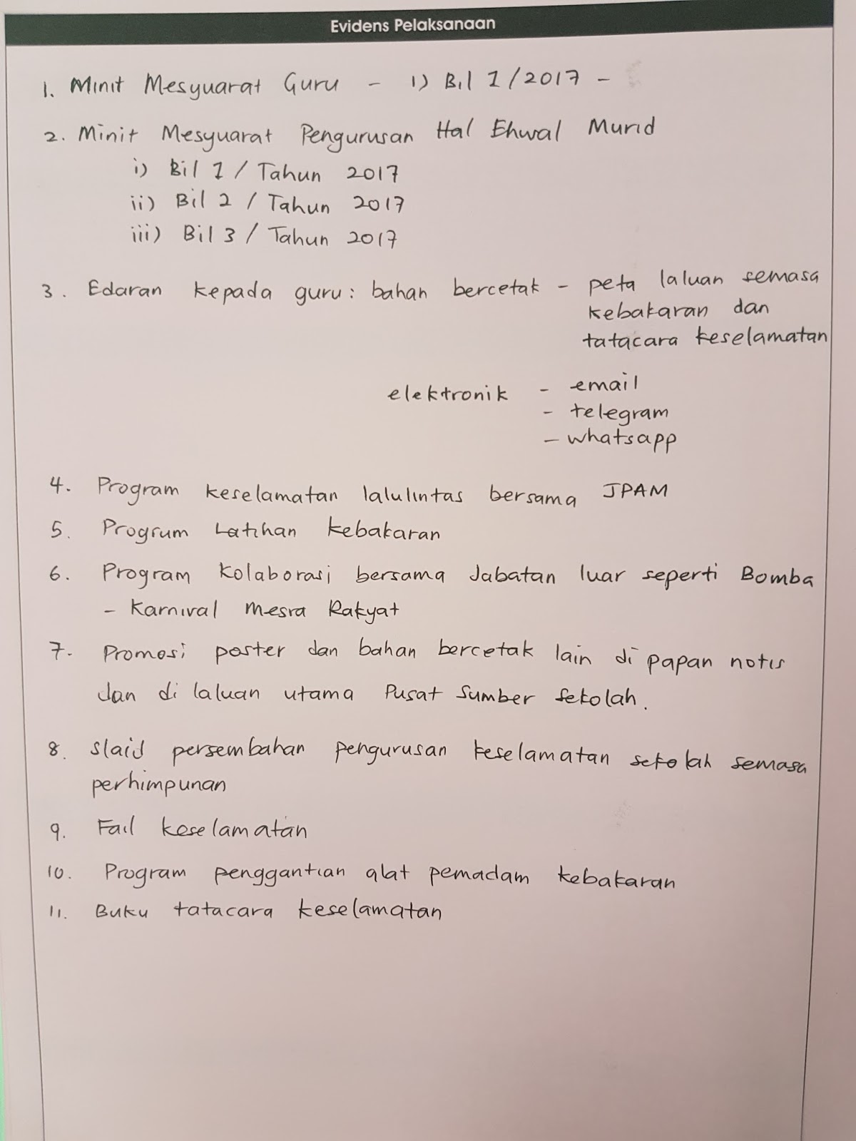 Lawatan Kerja: Sistem Fail skpmg2 Kaunseling dan HEM - GURU KAUNSELING ...