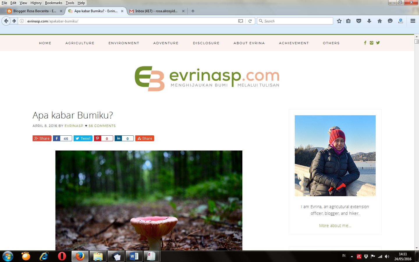 Mencintai Bumi | Rosa Bercerita