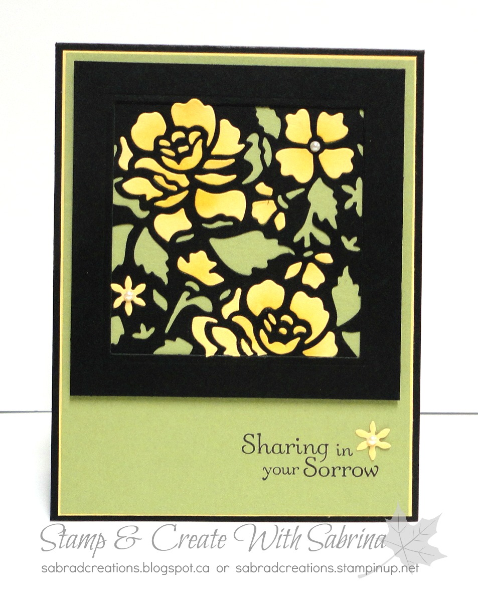 Stamp & Create With Sabrina: Paper Inlay with Detailed Floral Thinlits ...