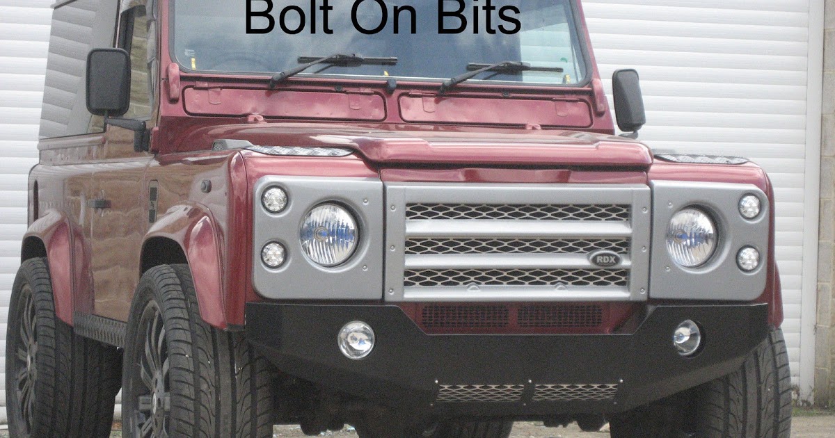 Landrover Defender: RDX Supercharged Front Bumper 5" Spot Lamps Land ...