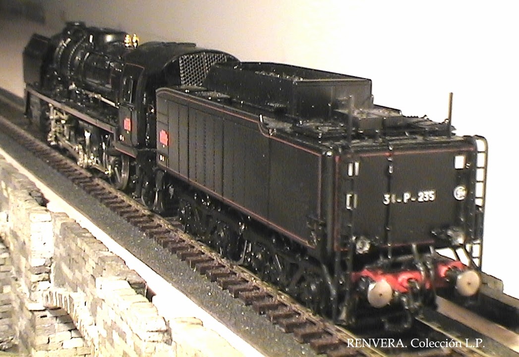 Taller RENVERA: Locomotora SNCF 141 P, tender 34 P