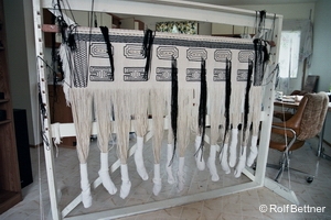 Evelyn Vanderhoop Weaving Artist: The Raven's Tail