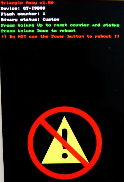 How To Remove Yellow Triangle On Samsung Boot Up