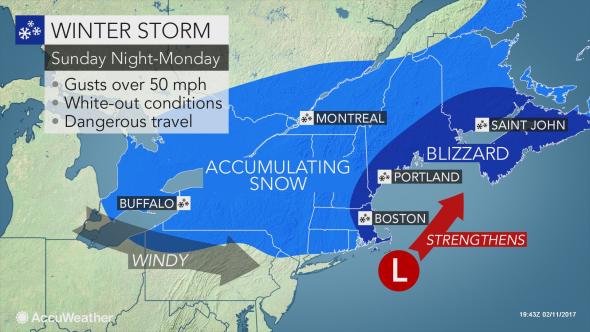 Valley Weather: Winter storm for Montreal