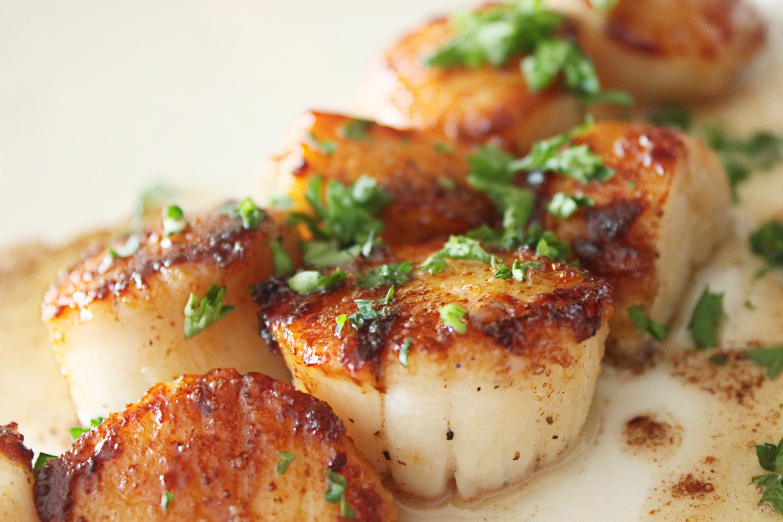 perfect. seared. scallops.