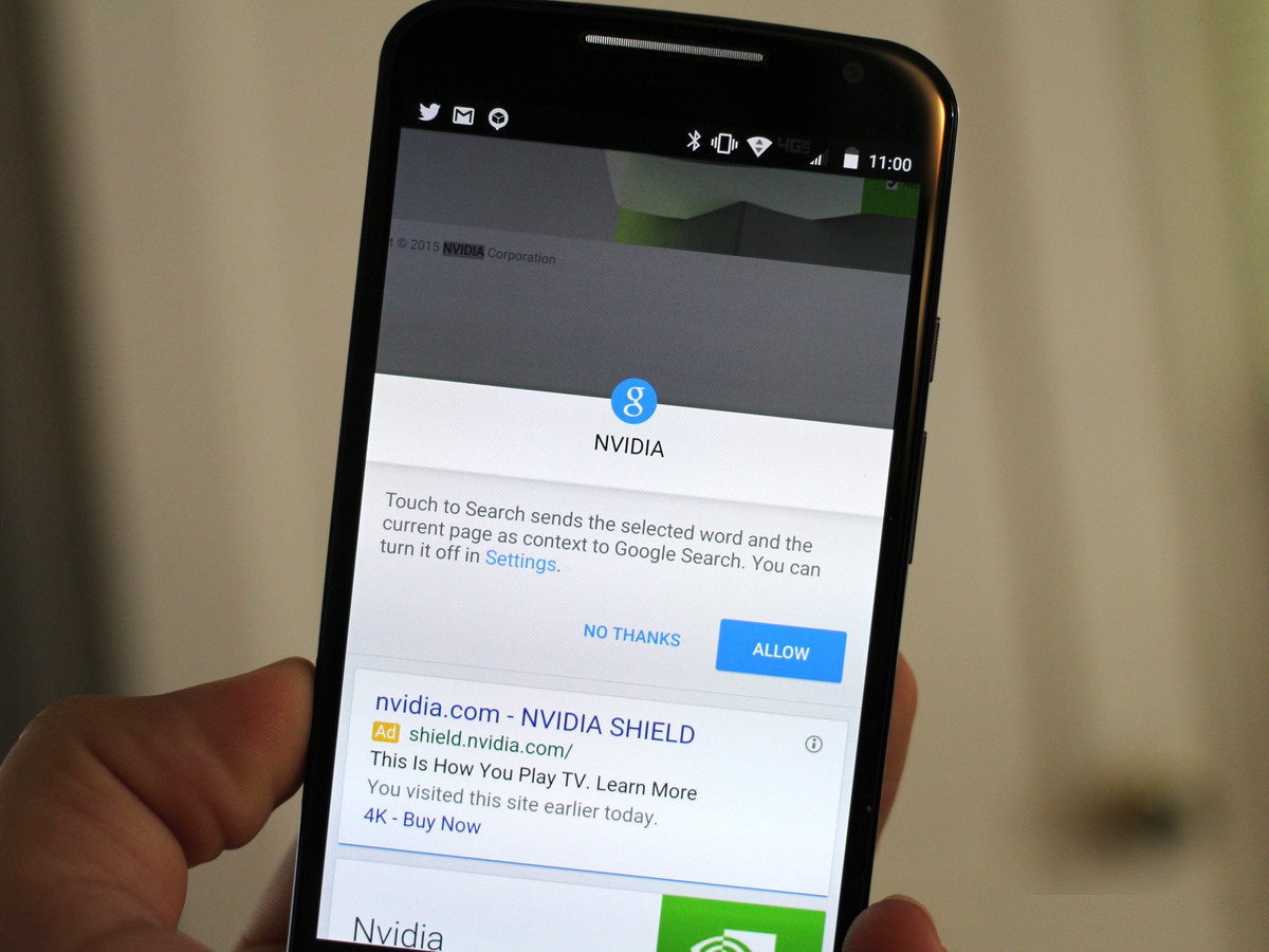 Touch to Search chega ao Chrome no Android | Aberto até de Madrugada