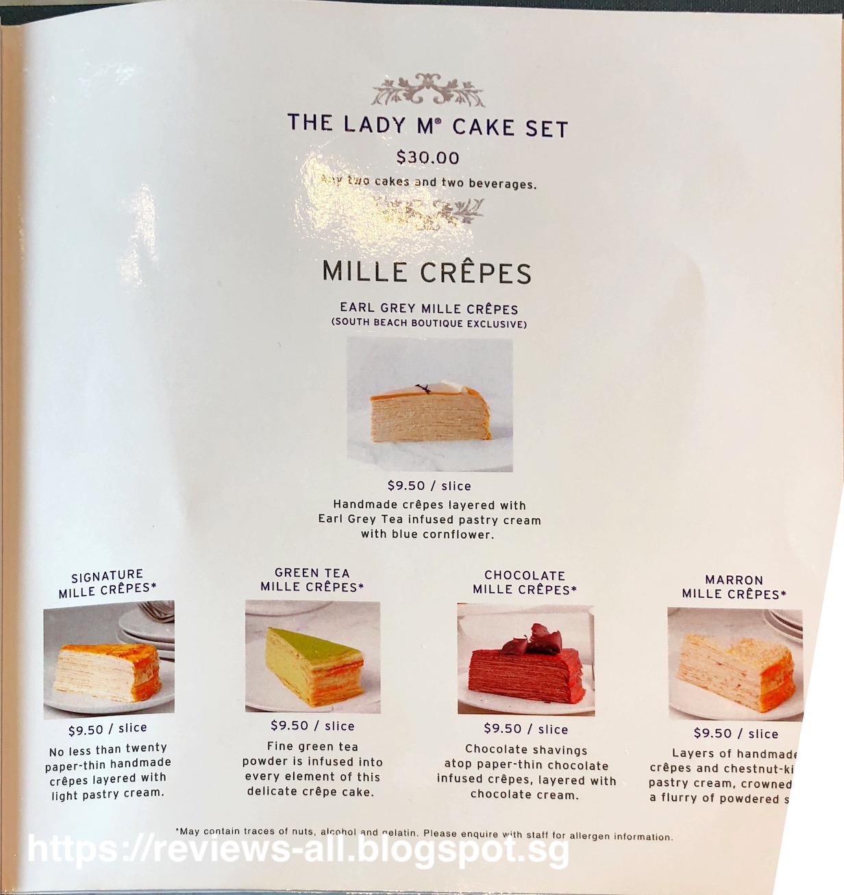 We'll Tell You - A&W Couple's Blog: Lady M Singapore at South Beach