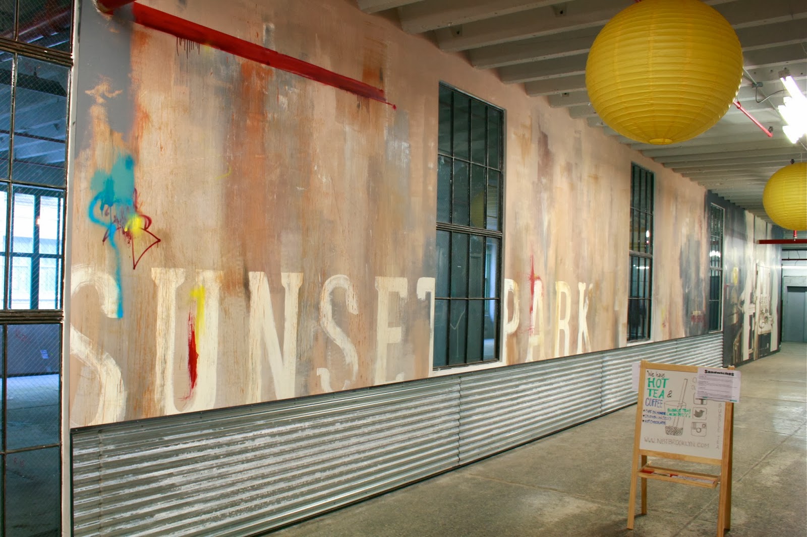 Concepts to Live By: Industry City Food Hall Mural