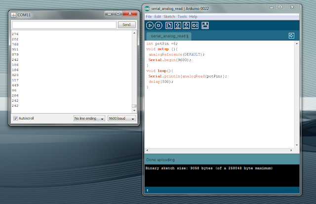 Technology Laboratory: Arduino Project 4 - Analog Input And Serial Com ...