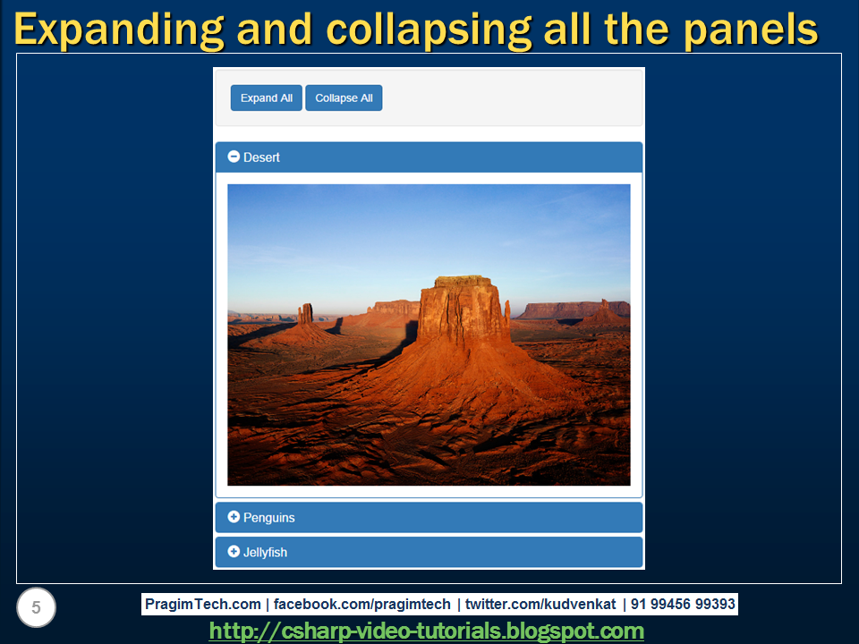 Sql Server Net And C Video Tutorial Bootstrap Accordion With Arrows