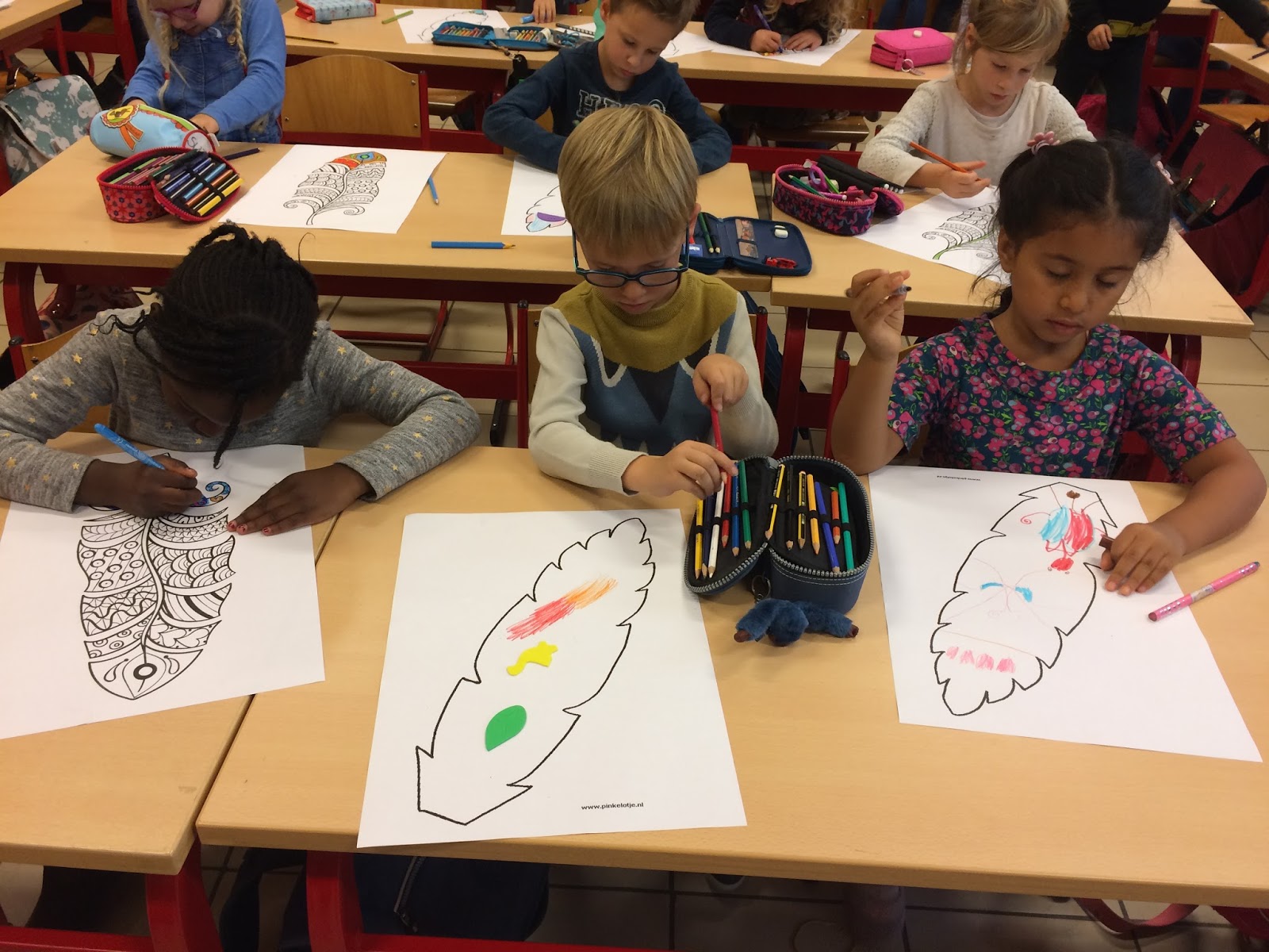 GBS Welle 1e leerjaar A: Zo fier als een pauw