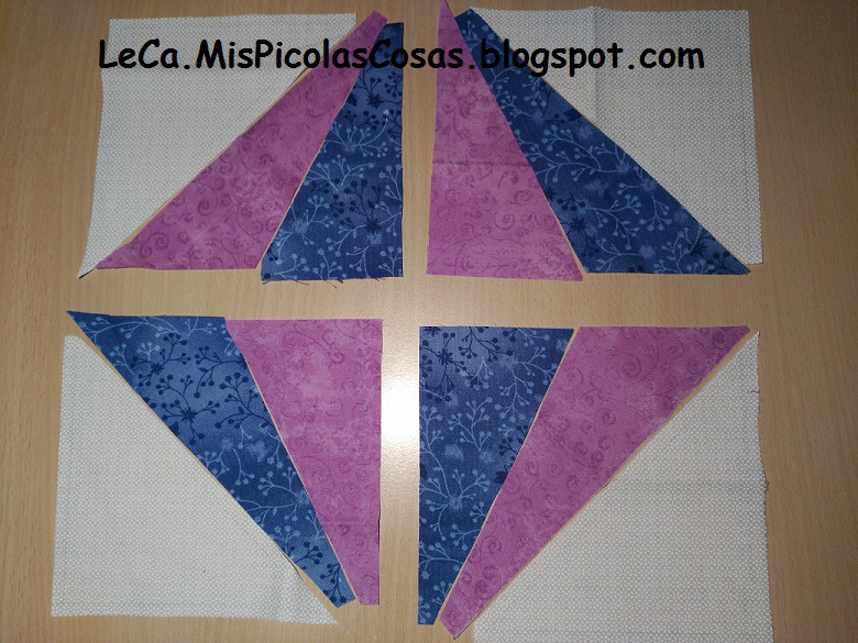 Patchwork en grupo: Bloque 17 - Diamante