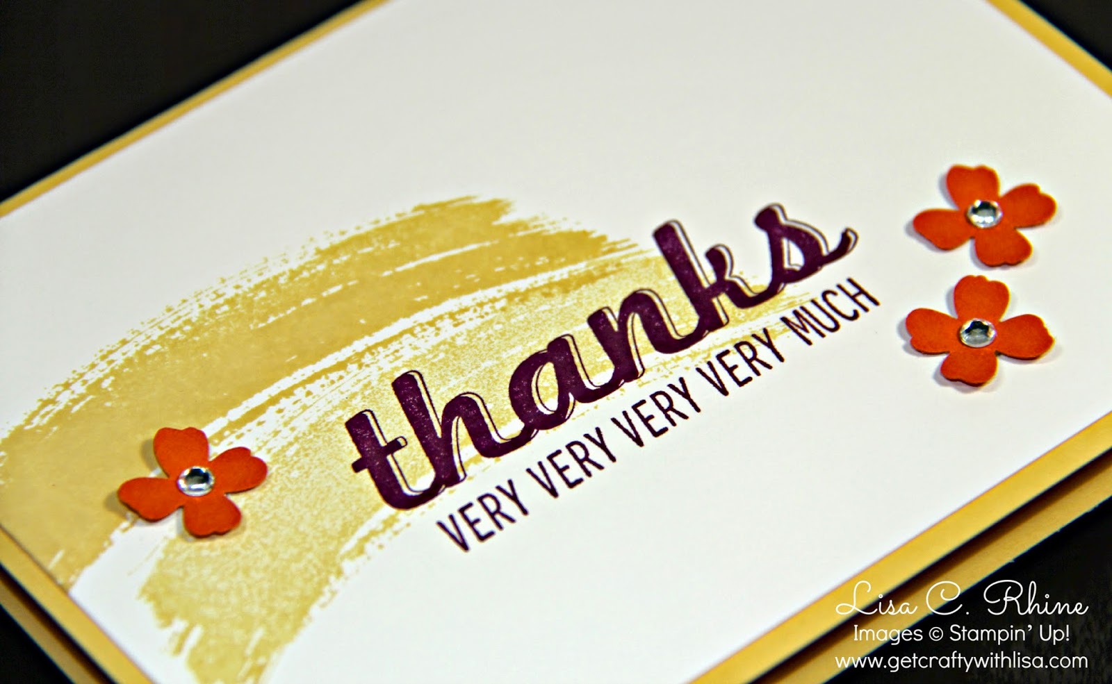 Get Crafty with Lisa: Thanks Very Much