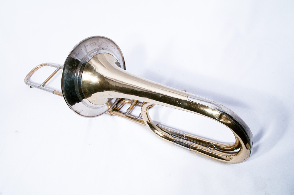 Unique Tornister Rotary Valve Trombone, Antique Austro-Hungary 1890 ...