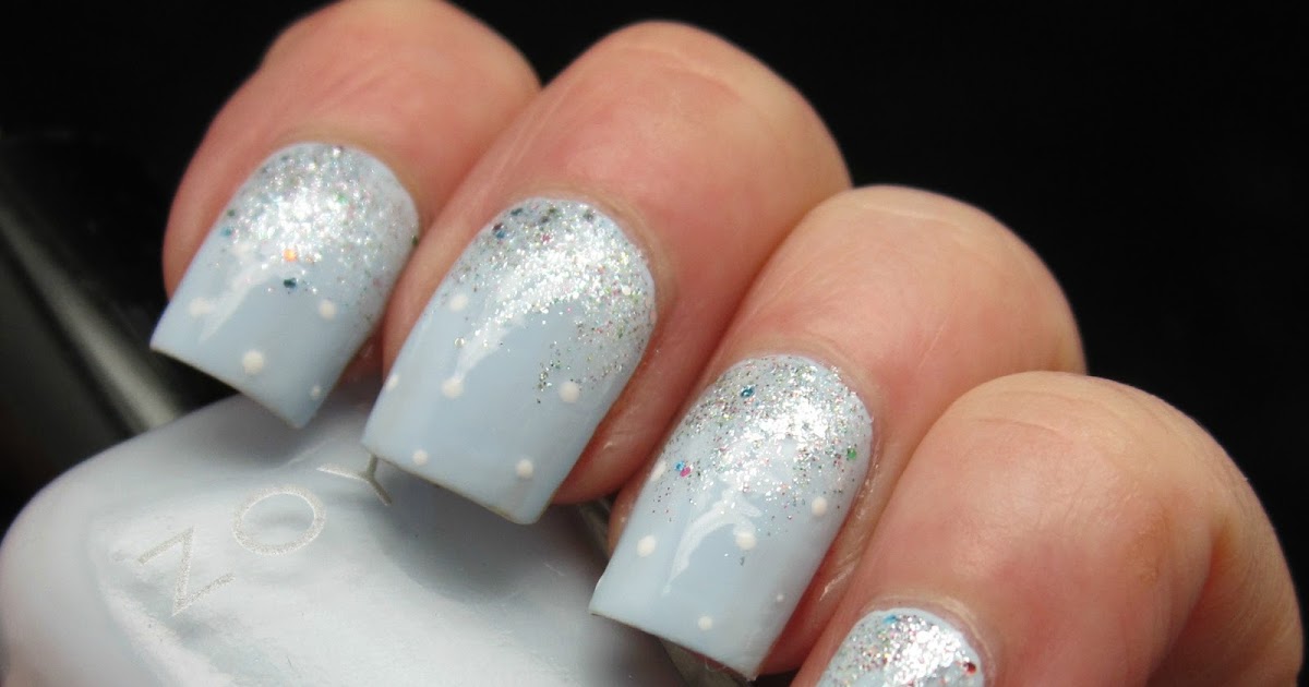 Creative Nail Design by Sue: Let It Snow Challenge-Icicles