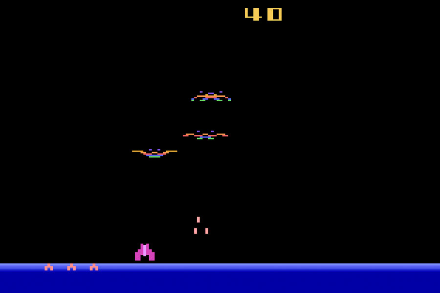 Software Playgrounds: Reinforcement learning: Demon Attack