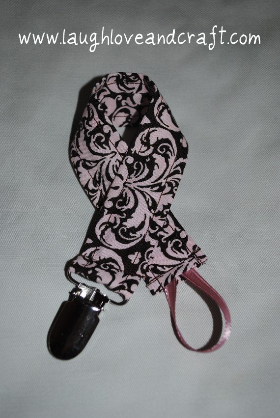 Laugh, Love, and Craft: DIY Fabric Pacifier Clips Tutorial