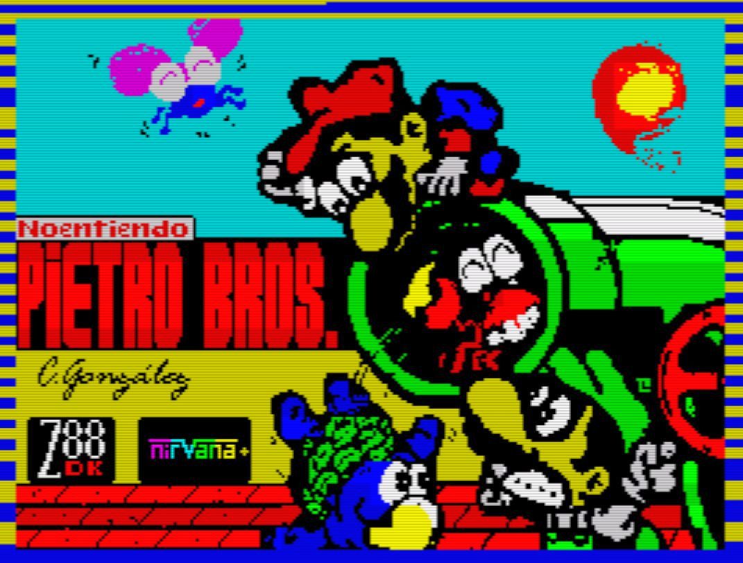 Indie Retro News: Pietro Bros - A stunning ZX Spectrum homebrew based ...