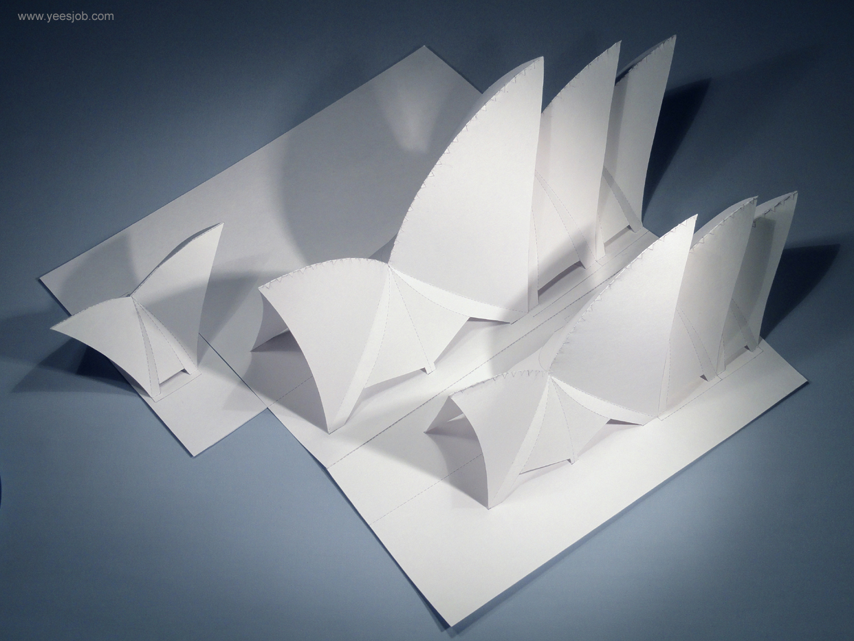 The Kingdom of Origami Architecture: The Sydney Opera House Pop up ...