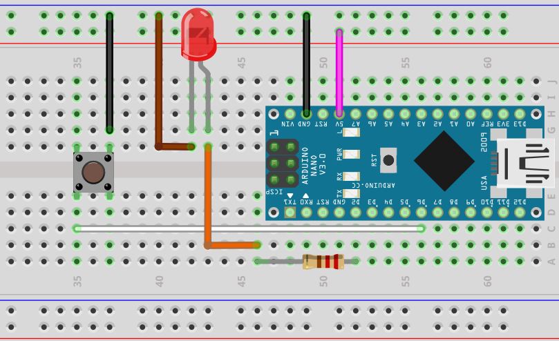 Antonio Mancuso's Blog: Pulsanti e Resistenze di Pull Up-Down con Arduino