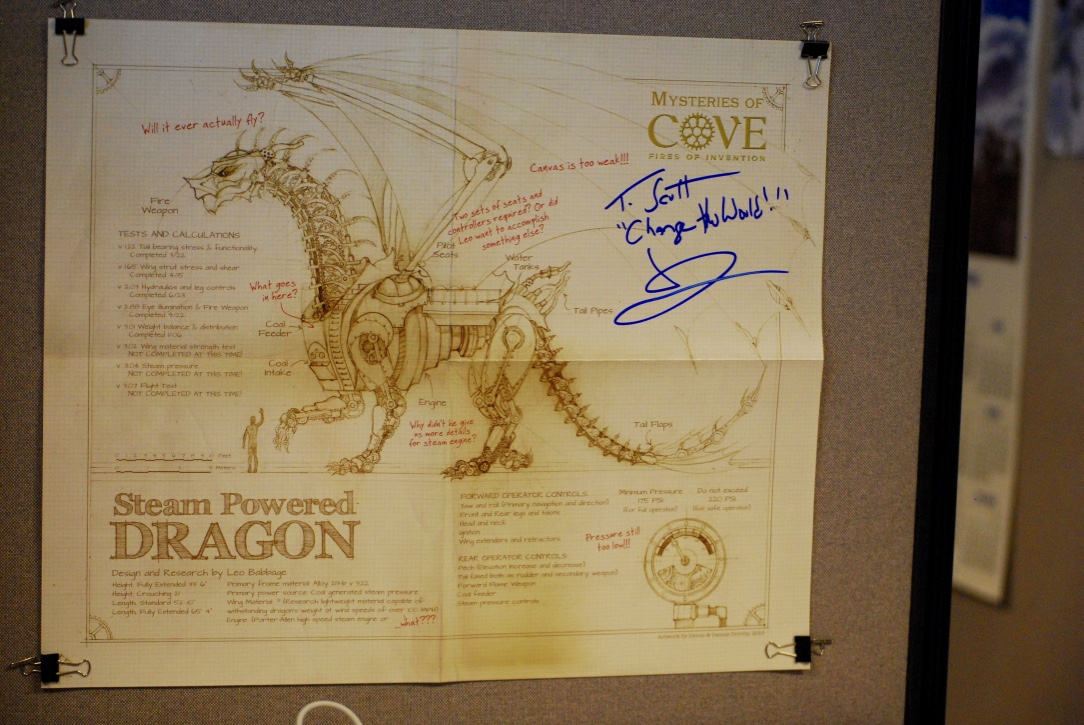 Scotty Watty Doodle All The Day: J. Scott Savage's Steampunk Dragon ...