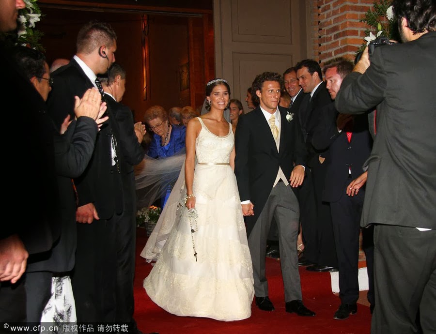 Red Carpet Wedding: Diego Forlan and Paz Cardoso - Red Carpet Wedding