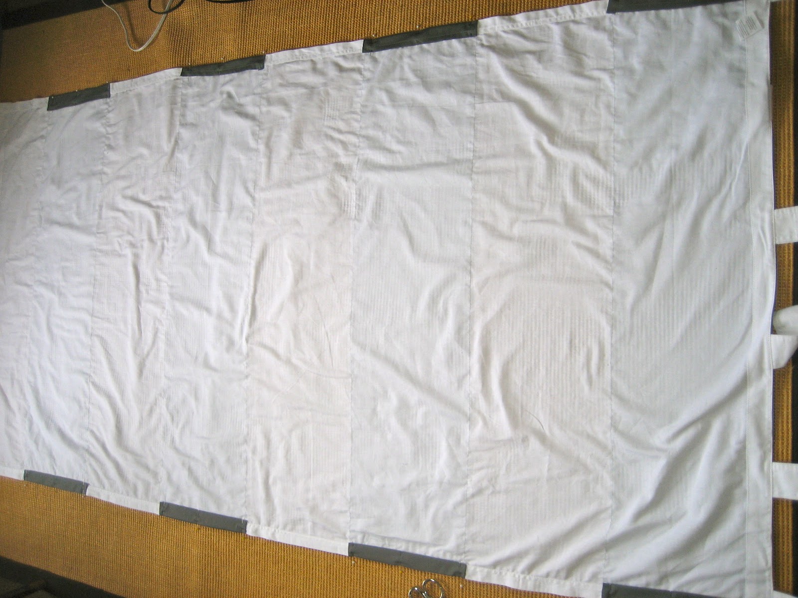 GraceAdkinsDesigns: DIY Striped Curtains for the Pinterest Challange!