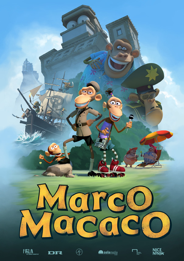 Dan Harder Animation: Marco Macaco Character Design