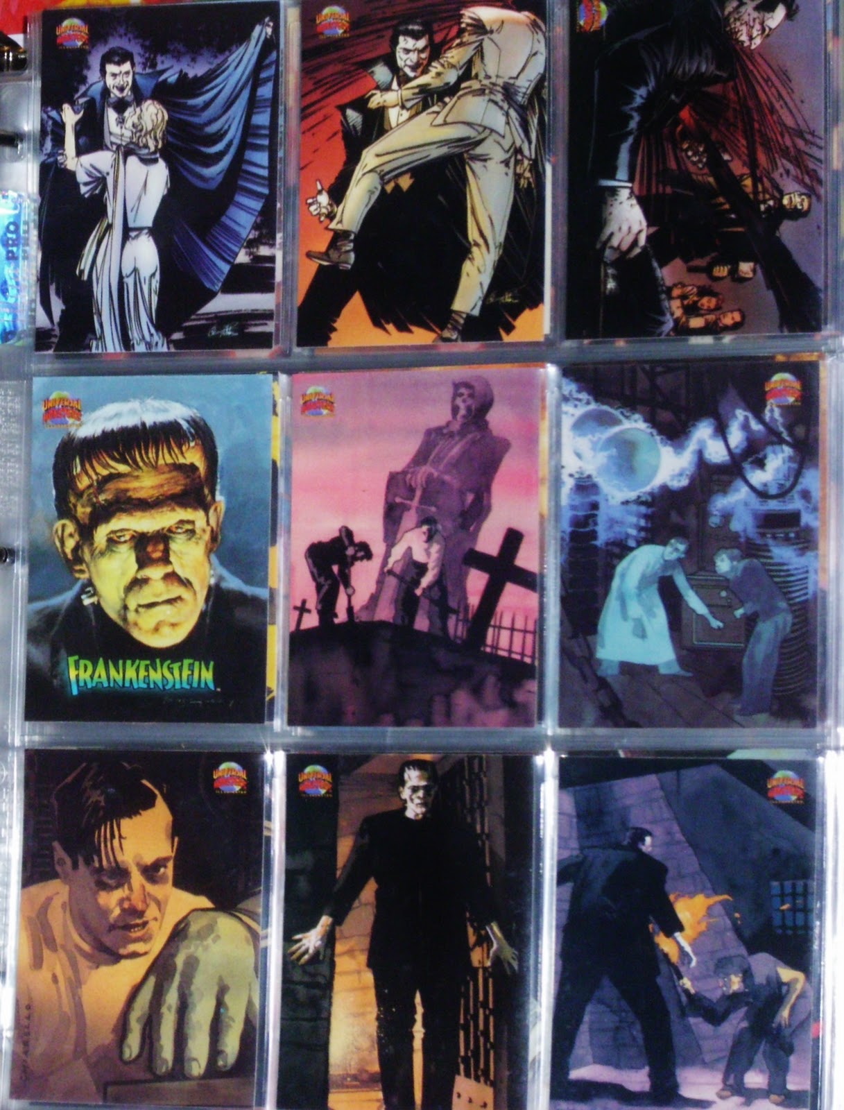MONSTRUOS Y COLECCIONABLES: UNIVERSAL MONSTERS CARDS TOPPS