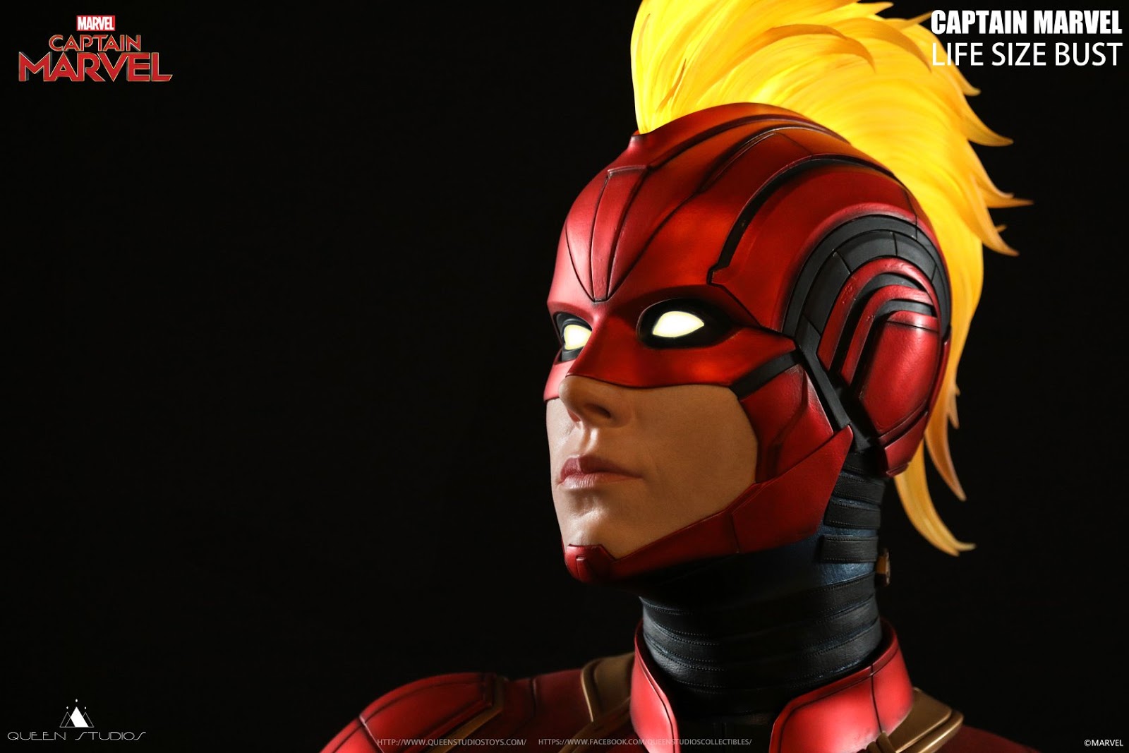 Captain Marvel Bust 1/1 (Queen Studios Collectibles)