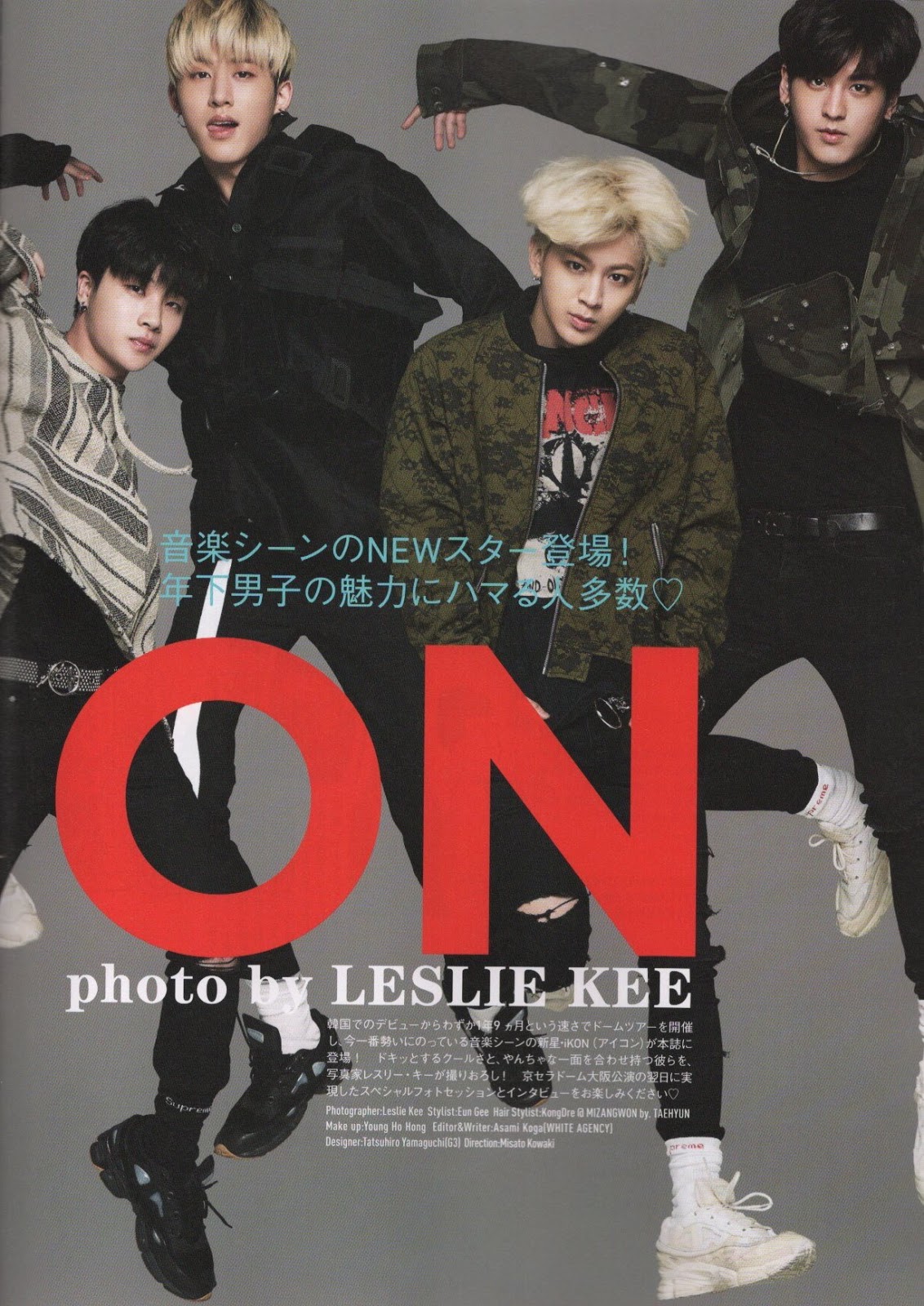 iKON Archive: iKON for 4MEEE Magazine (JP) June-July 2017 Issue