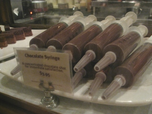 Lolo's Gossip: Chocolate Syringes