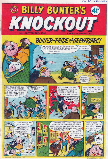 BLIMEY! The Blog of British Comics: Billy Bunter's KNOCKOUT (1961)