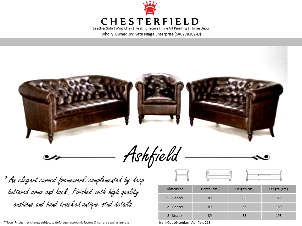 ROYALE CHESTERFIELD: Our Chesterfield Sofa Designs