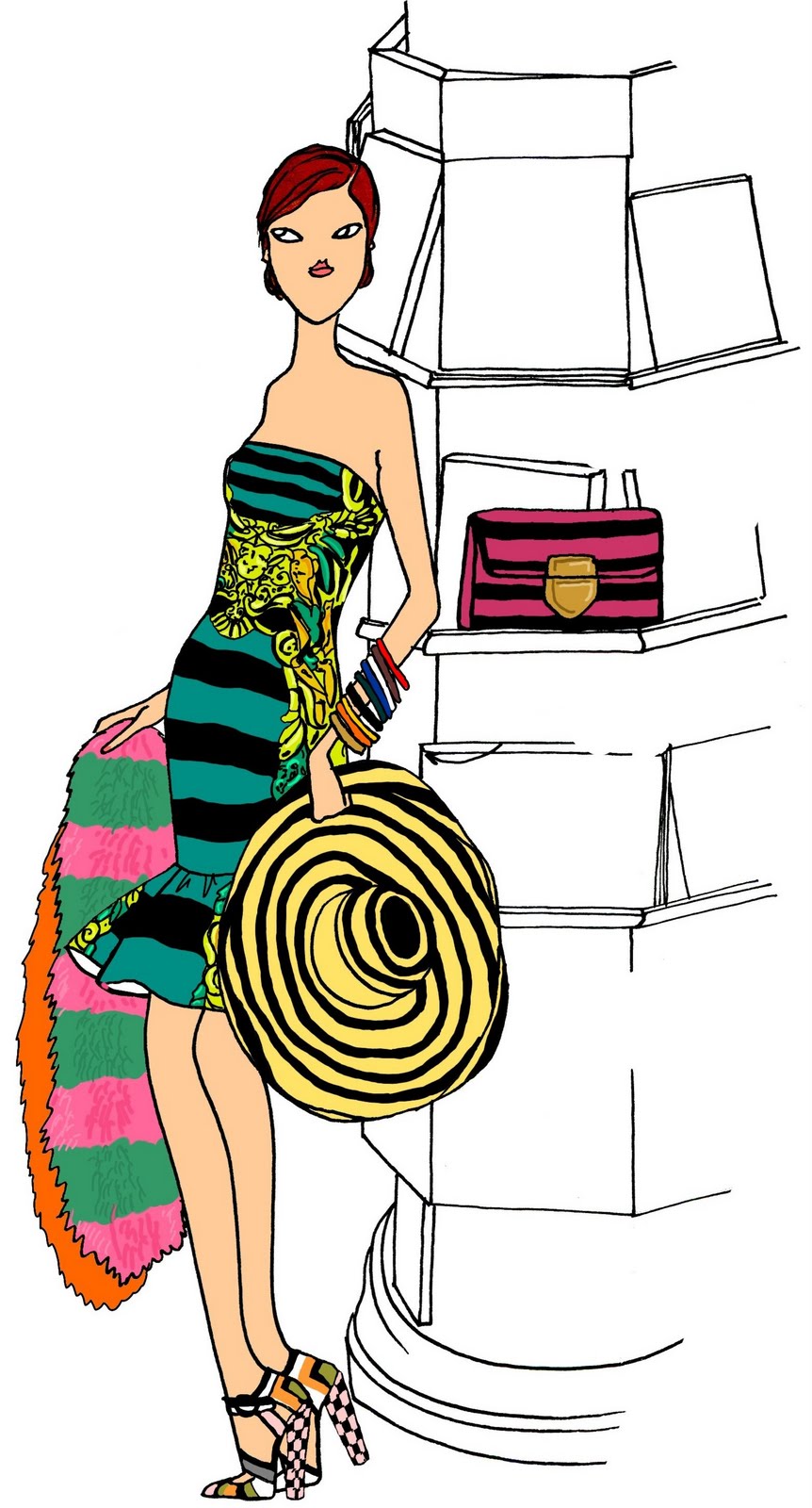 Ava Showroom: Fashion Illustration: Angéline Mélin