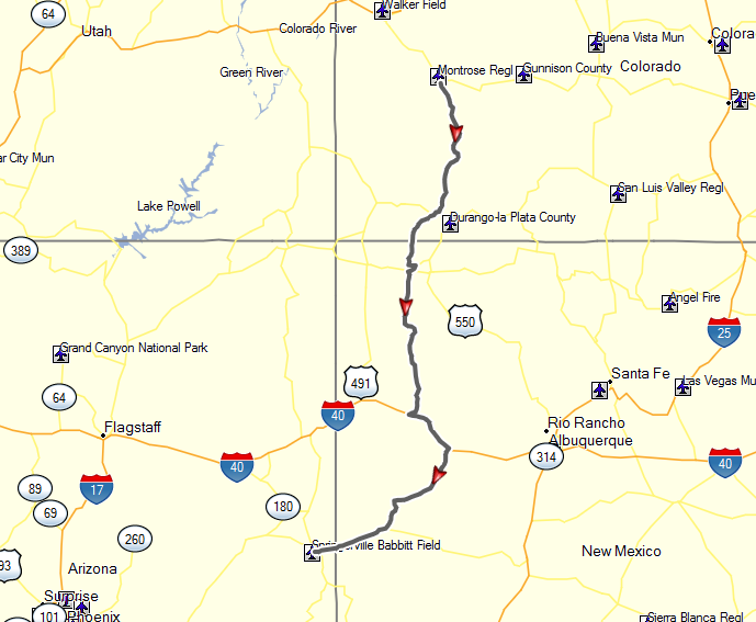 Top 15 Motorcycle Roads Challenge: Day 21 -The Million Dollar Highway