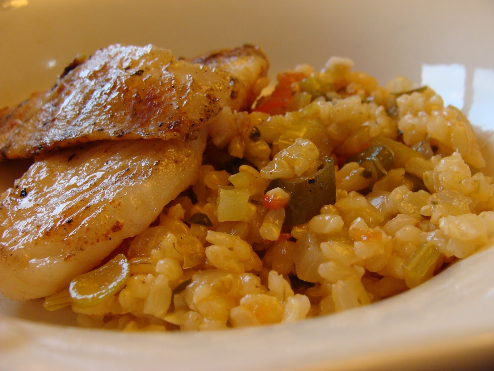 Recipe'n & Ruminatin': Wednesday: Grilled Basa with Herbed Rice