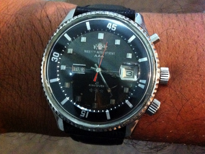 watch my watch: orient king diver weekly auto orient vintage watches