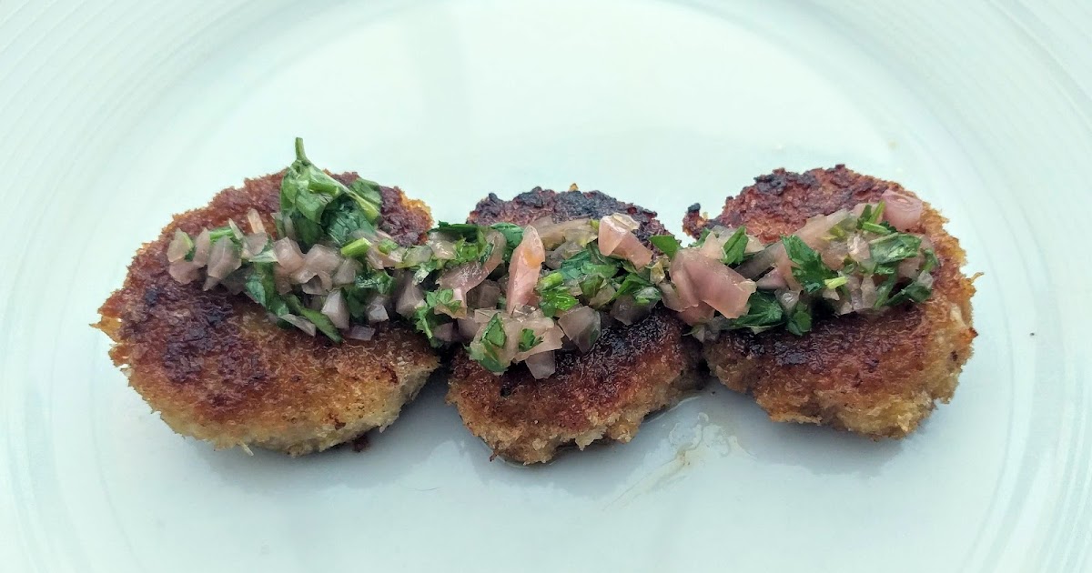 Crispy goats fry with wild garlic chimmichurri - Kitchen Exile