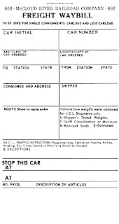 modeling the SP: The content of waybills, Part 2